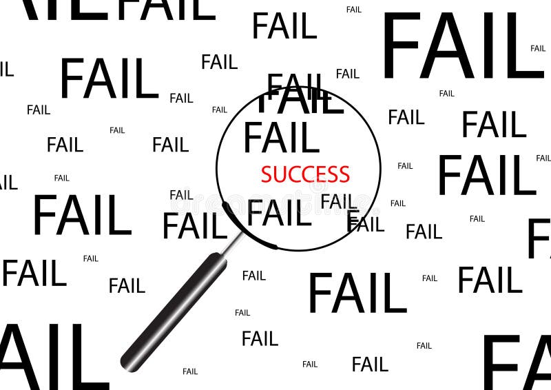 Success or fail stock illustration. Illustration of solution - 44618566