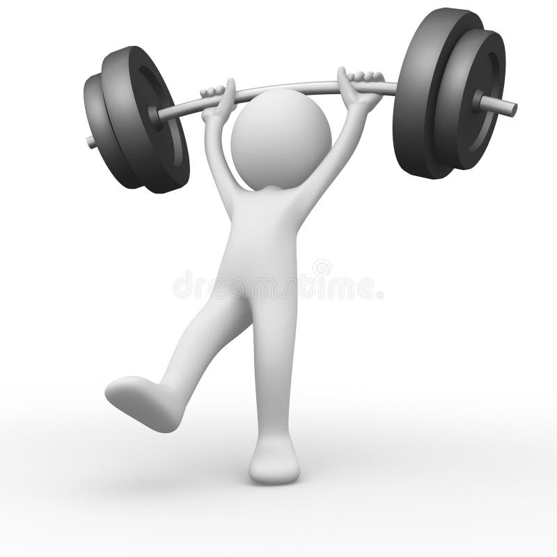 Fail to be strong stock illustration. Illustration of steel - 17242423