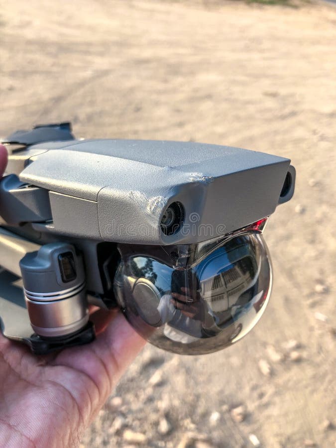 Failed Drone Crush on the Tree and Falled Down with Broken Leg and ...