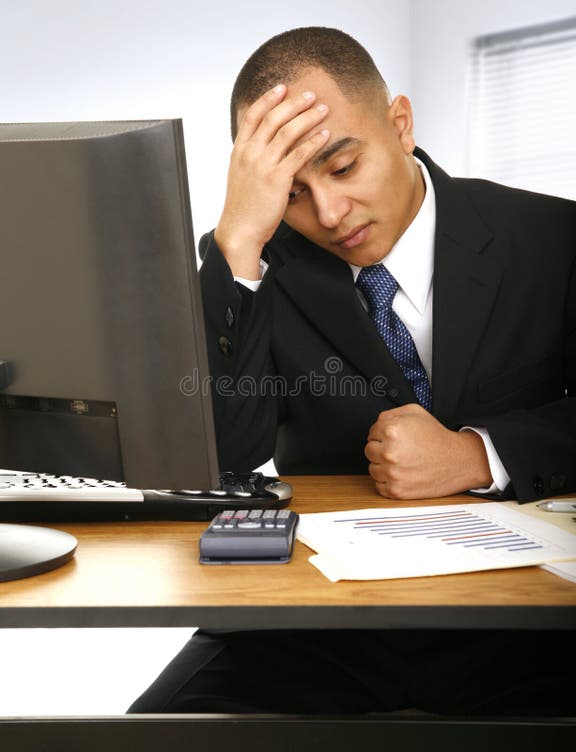 Failed Financial Advisor stock photo. Image of frustrated - 5492156