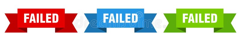 Failed Banner Stock Illustrations – 757 Failed Banner Stock ...