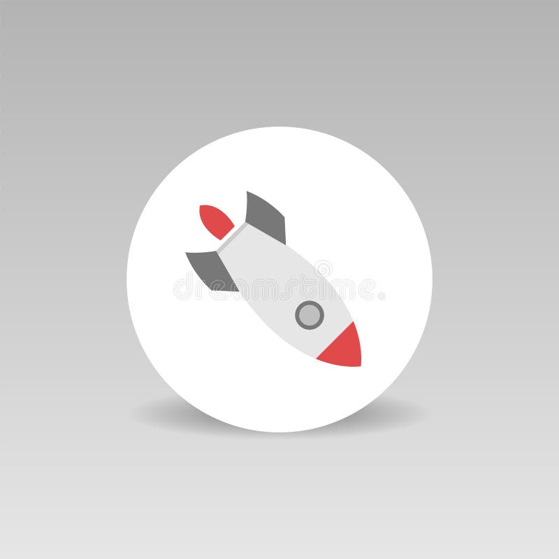 Failed Startup Vector Round Icon Financial Failure Stock Vector ...