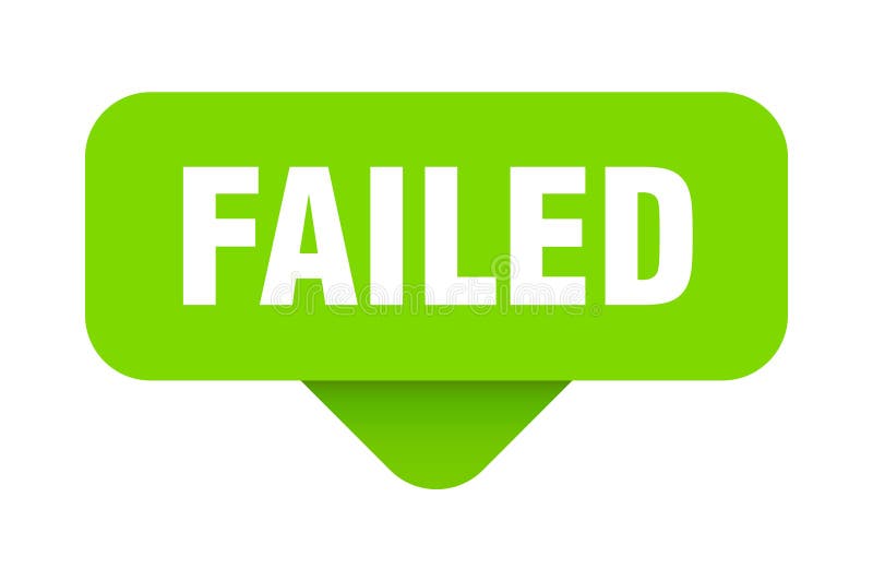 Failed Sticker Stock Illustrations – 854 Failed Sticker Stock ...