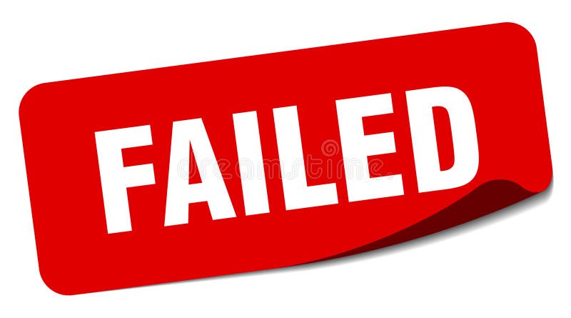 Failed Sticker Stock Illustrations – 924 Failed Sticker Stock ...