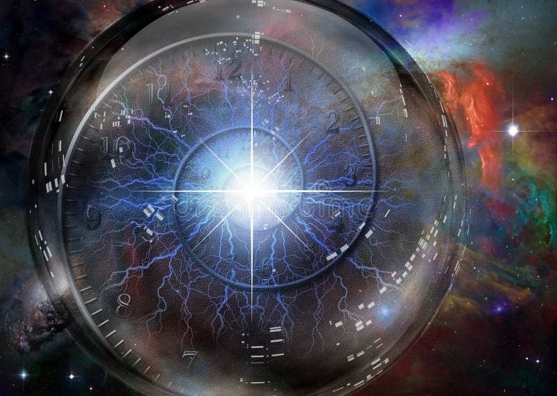 Faille spatio-temporelle illustration stock. Illustration du main ...