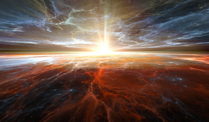 Faille Spatio-temporelle, Voyageant Dans L'espace Illustration Stock ...