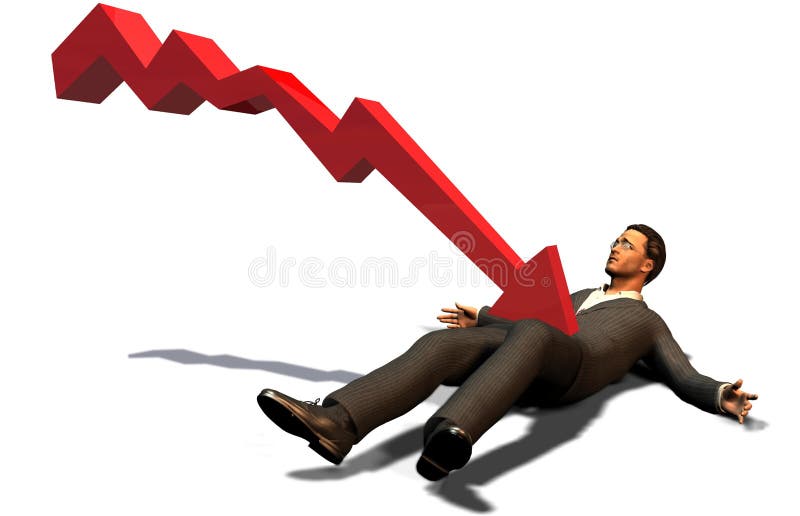 Faillite illustration stock. Illustration du panne, accident - 4264798