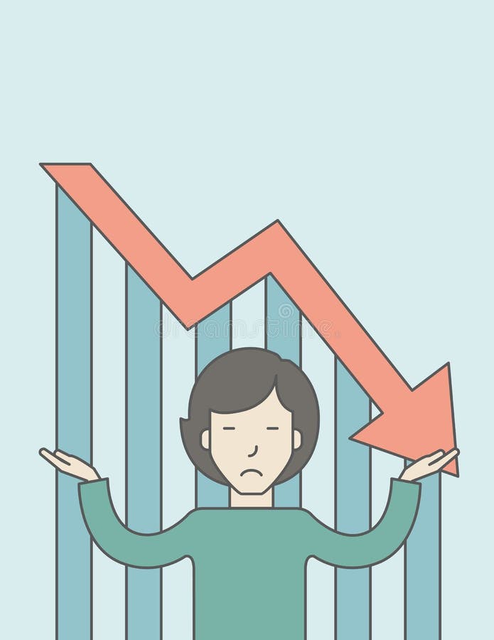 Faillite illustration de vecteur. Illustration du graphique - 60361892