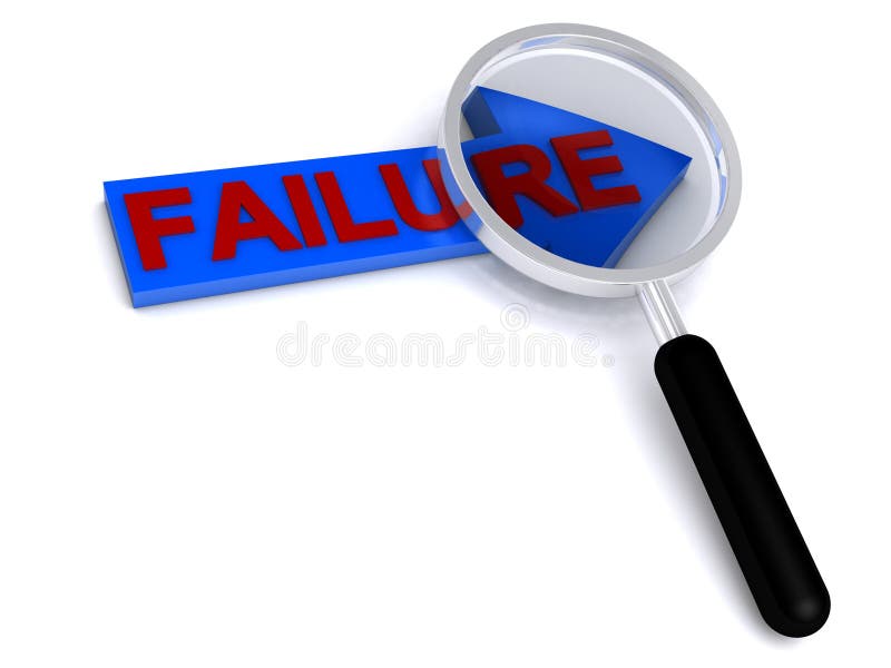 Success or Failure - 3D Illustration Stock Illustration - Illustration ...
