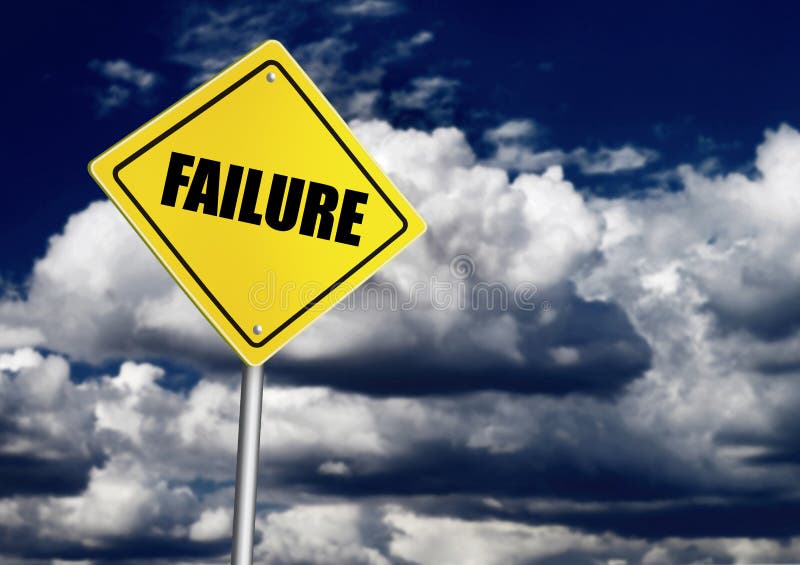 Failure ahead sign stock image. Image of rudeness, copy - 47337953