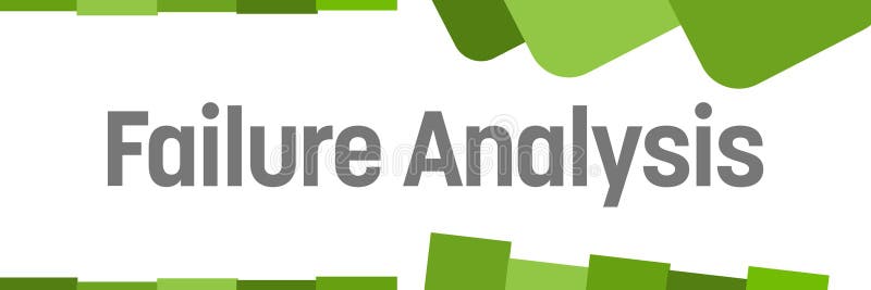 Failure Analysis Blue Orange Business Symbols Grid Top Text Stock ...