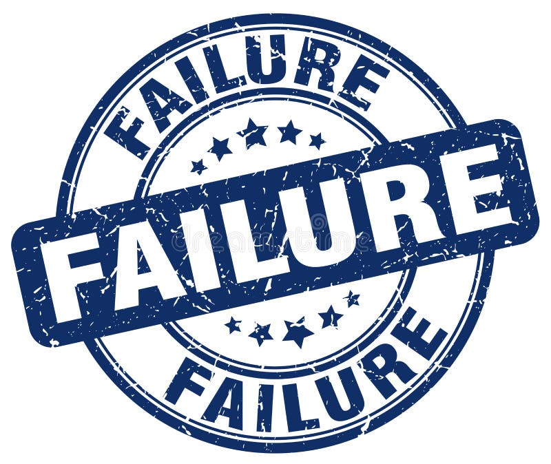 Failure blue stamp stock illustration. Illustration of blue - 98293641