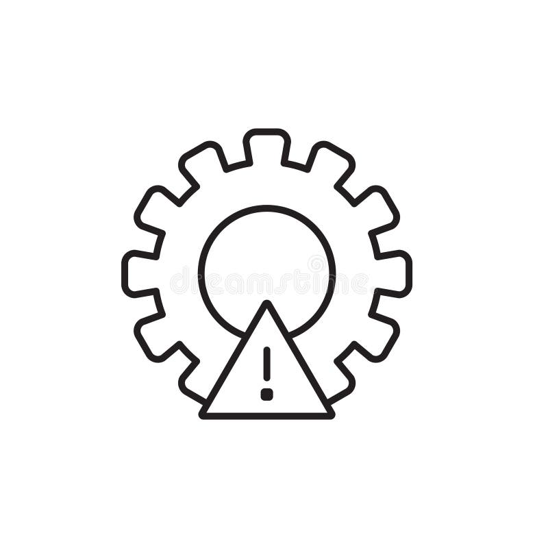 Failure icon vector stock illustration. Illustration of technical ...
