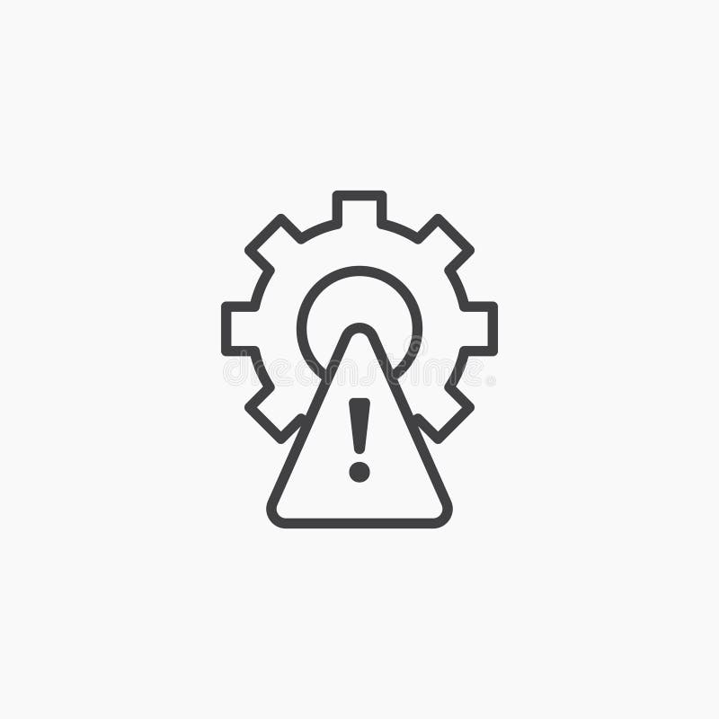Failure icon vector stock vector. Illustration of equipment - 348311934