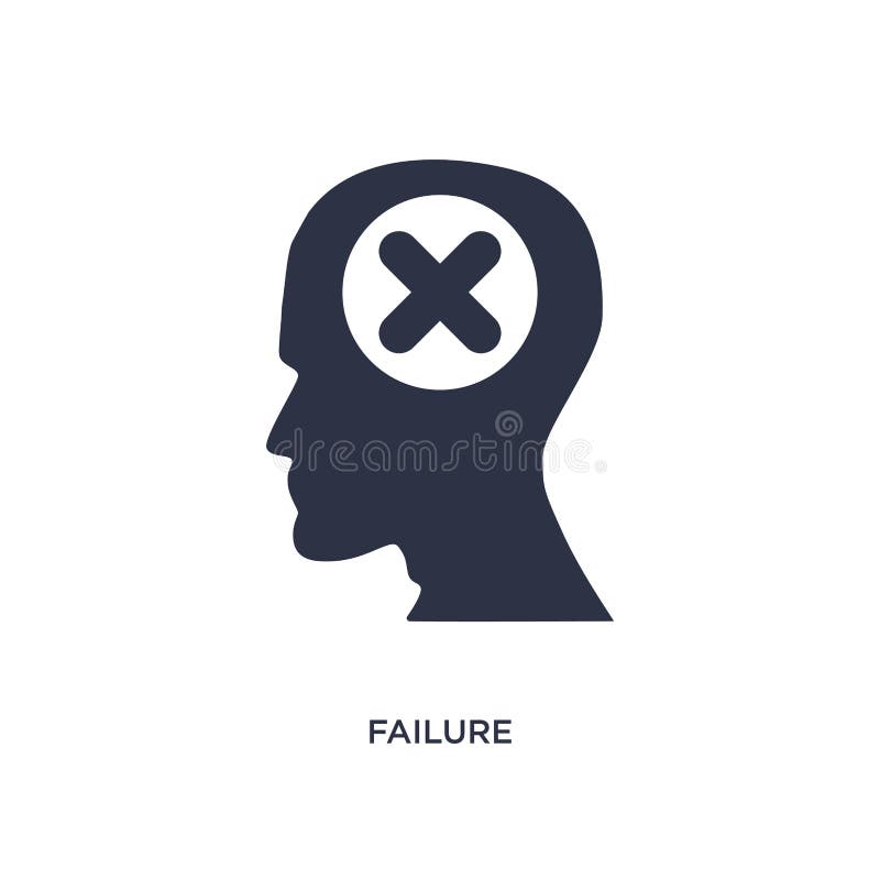 Failure Icon. Trendy Flat Vector Failure Icon on White Background from ...