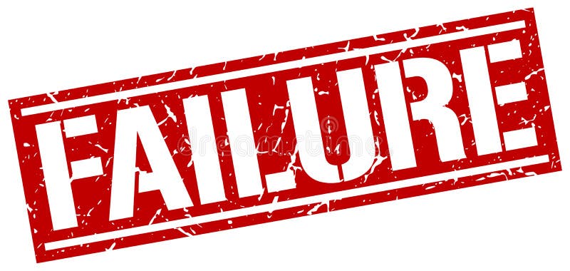 Failure stamp stock vector. Illustration of rubber, badge - 120845529