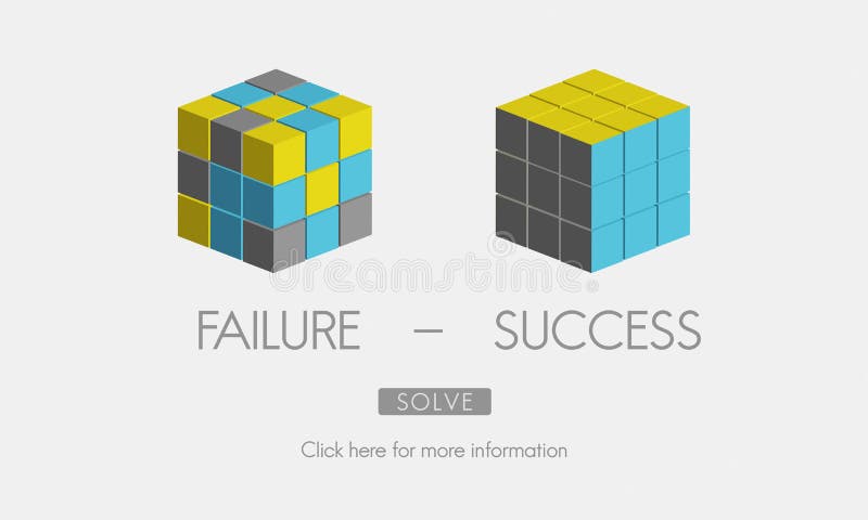 Way from Failure To Success Stock Illustration - Illustration of ...