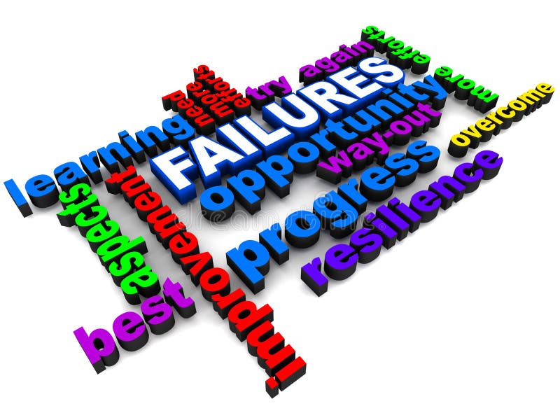 Failures stock illustration. Illustration of chance, resilience - 34064014