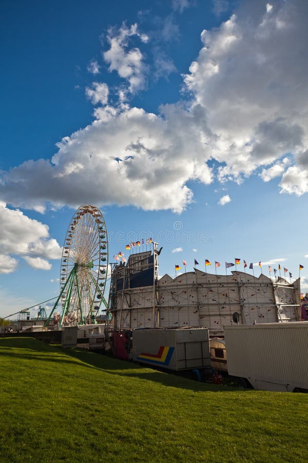 At the fair stock image. Image of meadow, flags, fair - 24427477