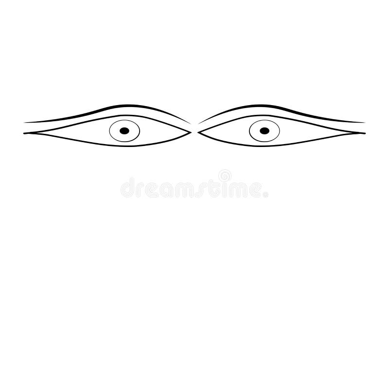 Fair of Eyes with Lines (vector) Stock Illustration - Illustration of ...