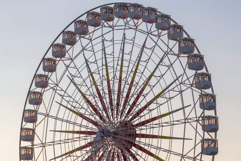 Fair Ferris Wheel stock image. Image of neons, spins - 35579073