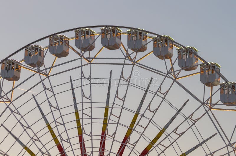Fair Ferris Wheel stock photo. Image of entertainment - 43781382