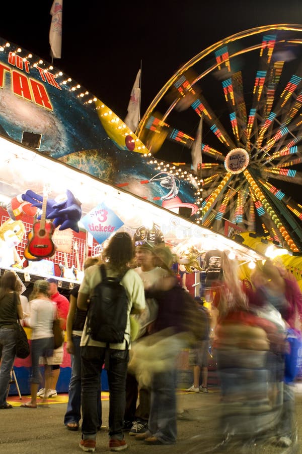 County Fair stock photo. Image of outdoor, ferris, lights - 1346020