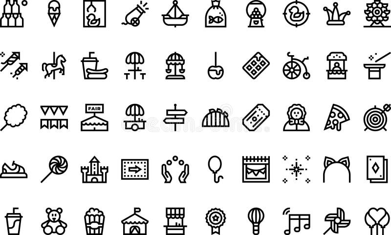 Fair Icons High-Quality Vector Icons Collection with Editable Stroke ...