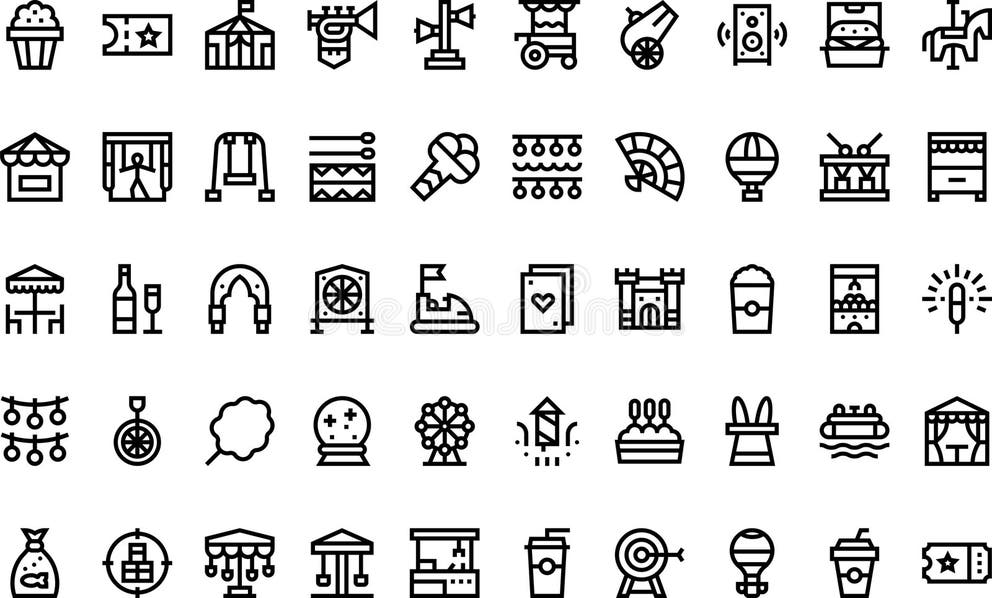 Fair Icons High-Quality Vector Icons Collection with Editable Stroke ...