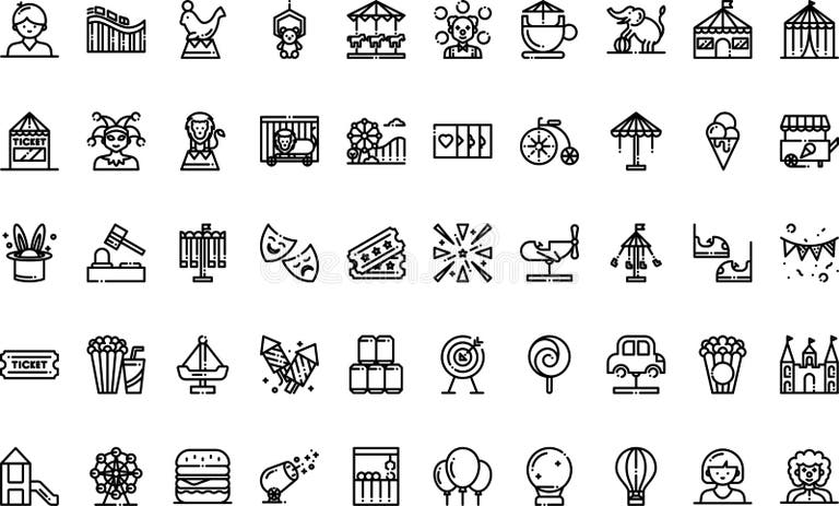 Fair Icons High-Quality Vector Icons Collection with Editable Stroke ...