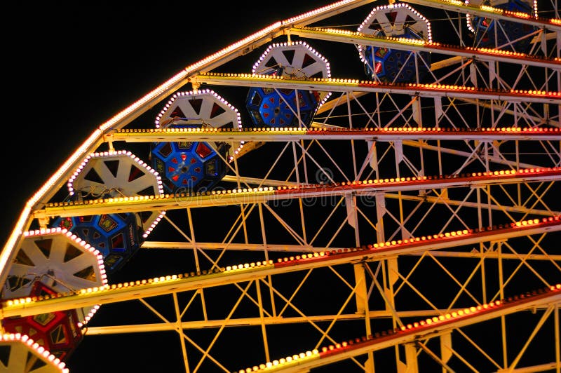 Fair by night stock photo. Image of fair, dark, entertainment - 6631128
