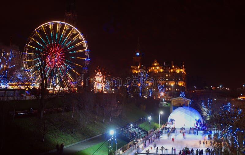 Fair Rides at Night stock image. Image of entertainment - 4837387