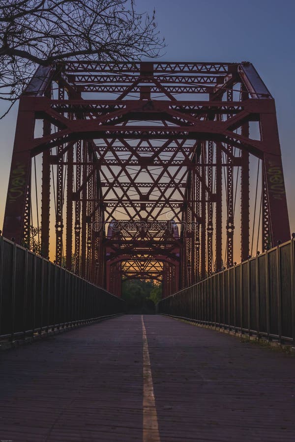 Old Fair Oaks Bridge Over Stock Photos - Free & Royalty-Free Stock ...