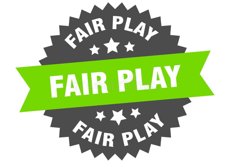 Fair Play Banner Template. Ribbon Label Sign. Sticker Stock Vector ...