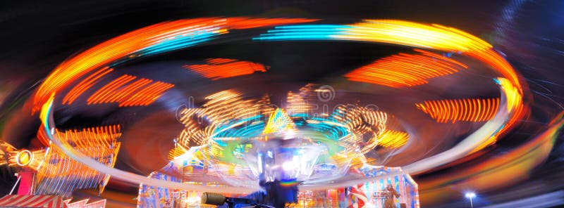 Fair Ride stock image. Image of county, dark, fair, excitment - 24704177