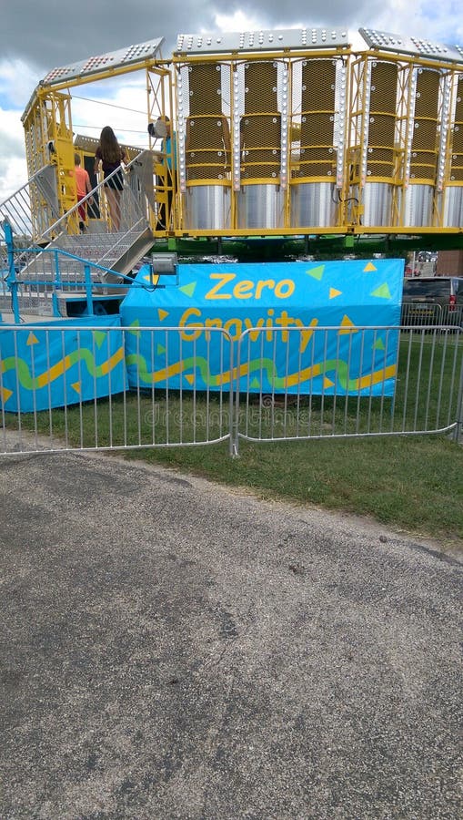 Fair ride stock image. Image of zero, gravity, ride - 127756627