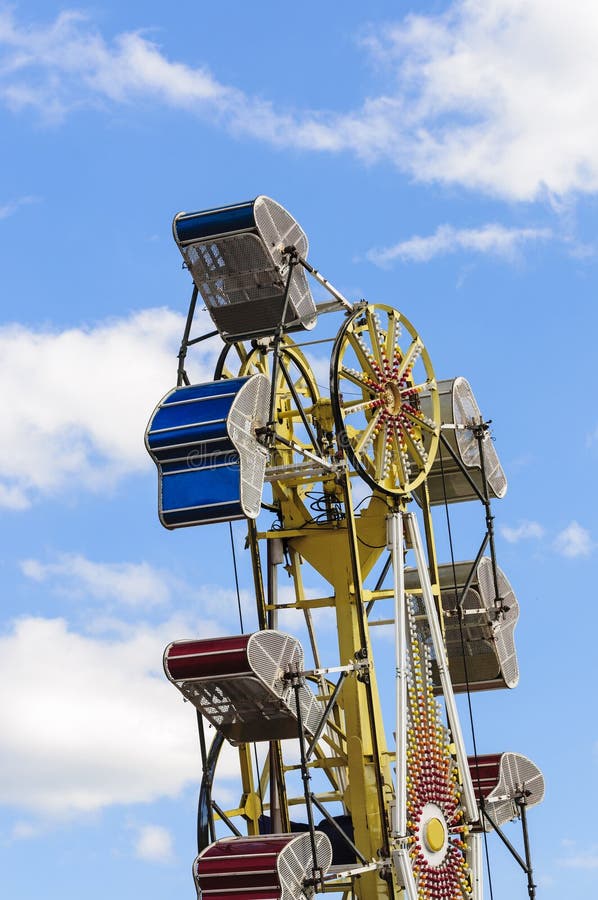 Fair rides stock photo. Image of park, round, amusement - 33551238