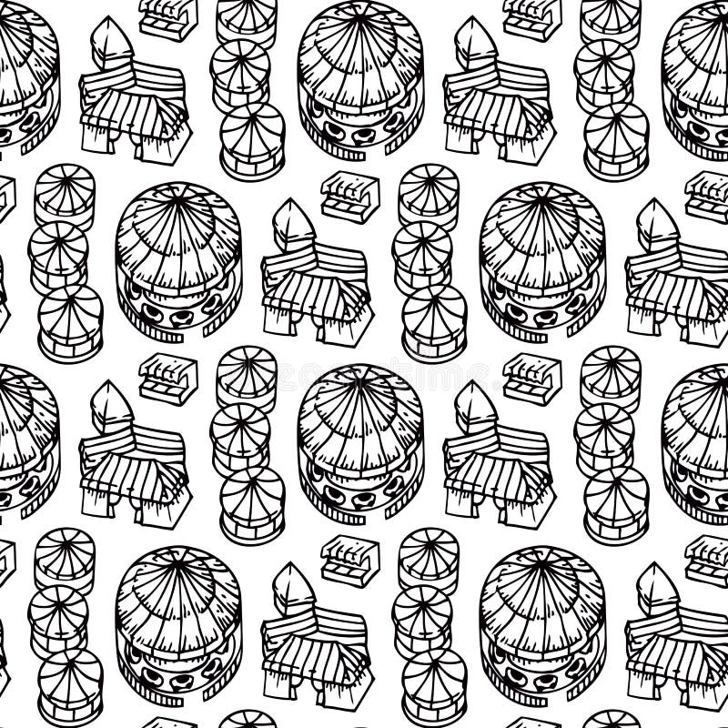 Fair Seamless Pattern stock vector. Illustration of festive - 90486721