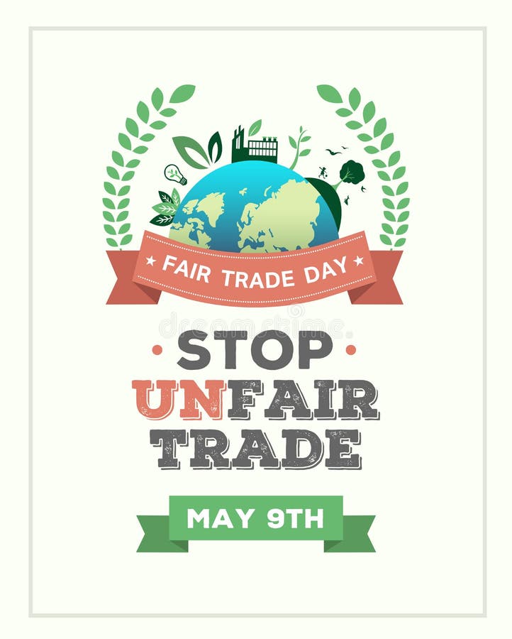 Fair Trade day vector stock vector. Illustration of people - 53823132
