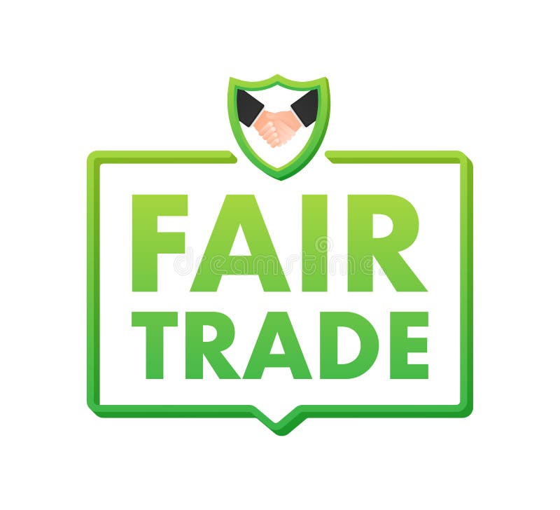 Fair Trade Icon, Label. Professional Partnership and Networking Stock ...