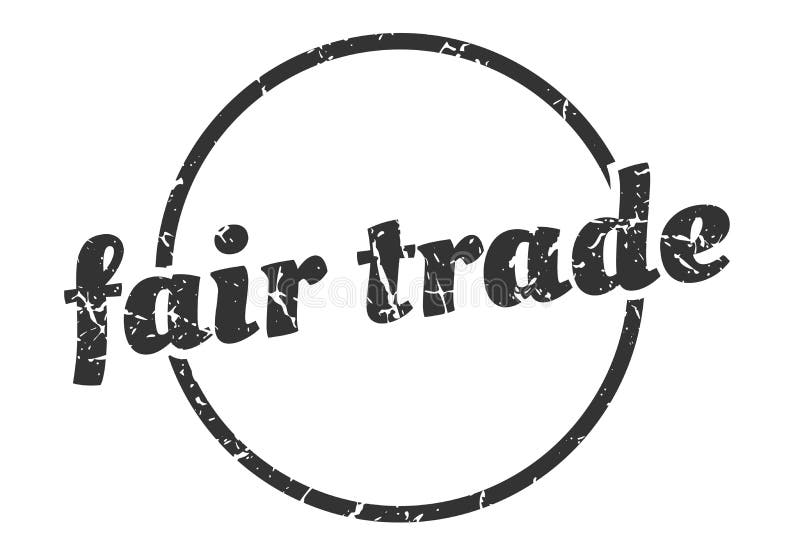 Fair Trade Sign. Fair Trade Round Vintage Stamp Stock Vector ...