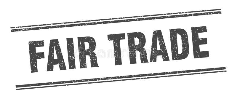 Fair Trade Stamp. Fair Trade Square Grunge Sign Stock Vector ...