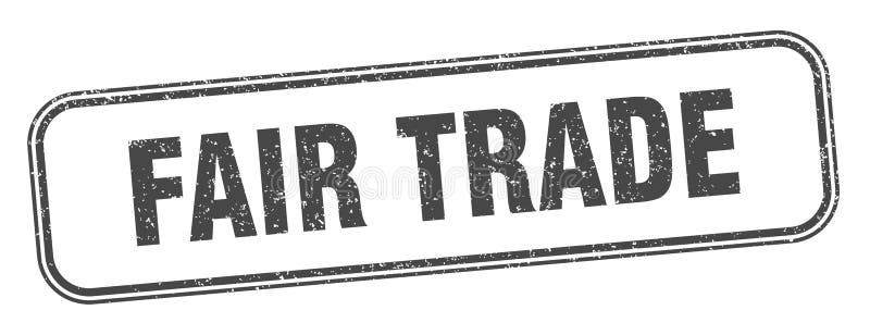 Fair Trade Stamp. Fair Trade Square Grunge Sign Stock Vector ...