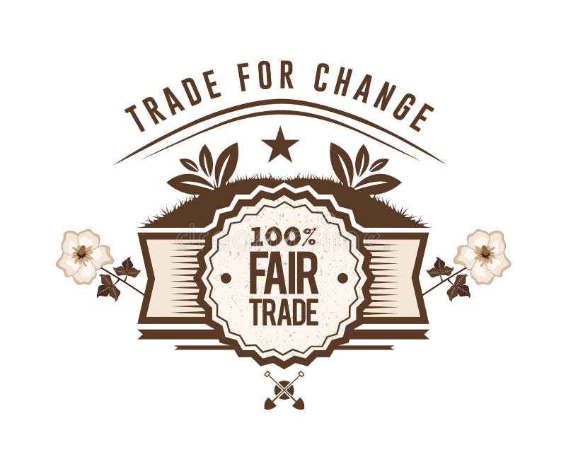 Fair Trade vector stock vector. Illustration of graphic - 53822881