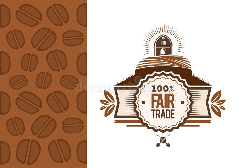 Fair Trade vector stock vector. Illustration of generated - 53822900