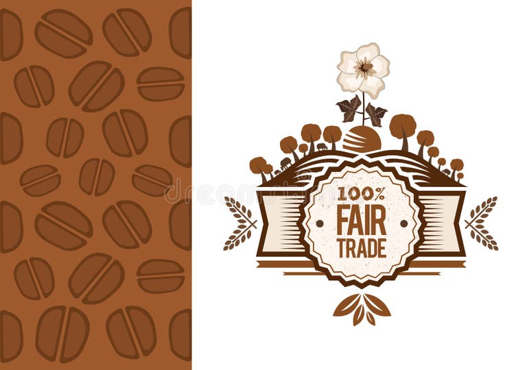 Fair Trade vector stock vector. Illustration of design - 53822923