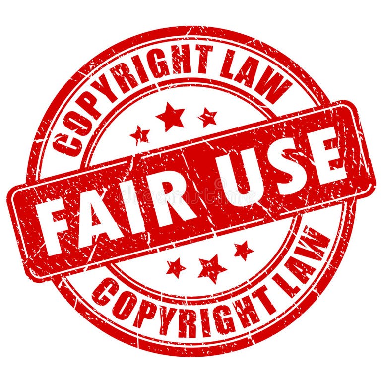 Fair use copyright stamp stock vector. Illustration of academical ...