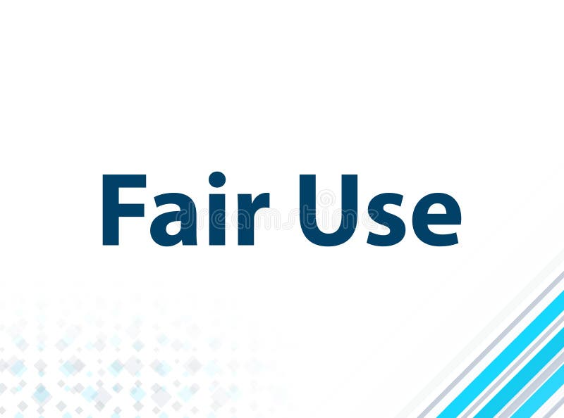 Fair Use Modern Flat Design Blue Abstract Background Stock Illustration ...