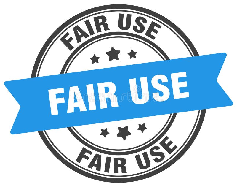 Fair Use Stamp. Fair Use Label on Transparent Background. Round Sign ...