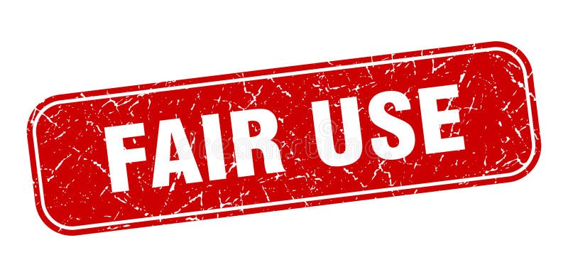 Fair Use Stamp. Fair Use Square Grungy Isolated Sign Stock Vector ...